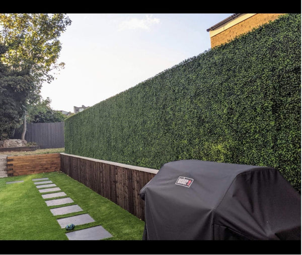 HYGRAD® 12 x Artificial Boxwood Topiary Green Artificial Grass Screen ...