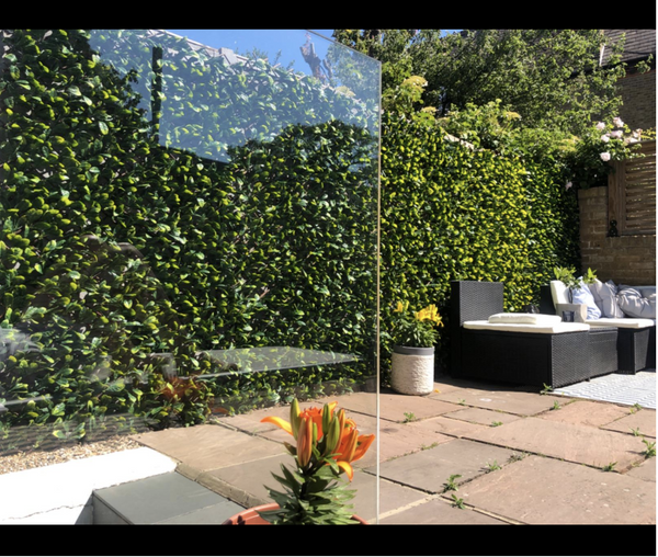 Artificial Hedge Flower Garden Screening Expanding Trellis Privacy ...